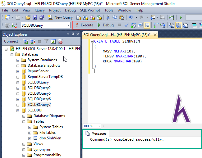 Kh I T O X A S A Table Trong Sql Server How Kteam Final Blade
